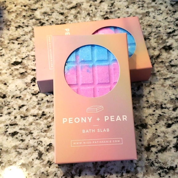 Miss Patisserie | Bath & Body | Peony Pear Bath Slab Creates Multiple ...